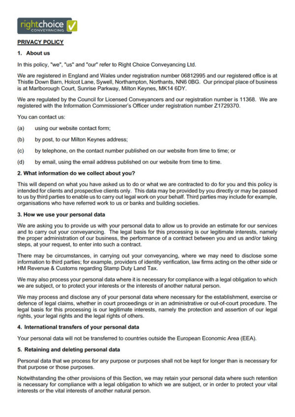 Downloads – Right Choice Conveyancing