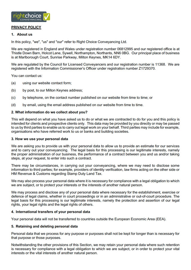 Downloads – Right Choice Conveyancing